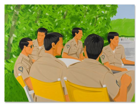 Alex Katz | Six Soldiers (1981) | MutualArt