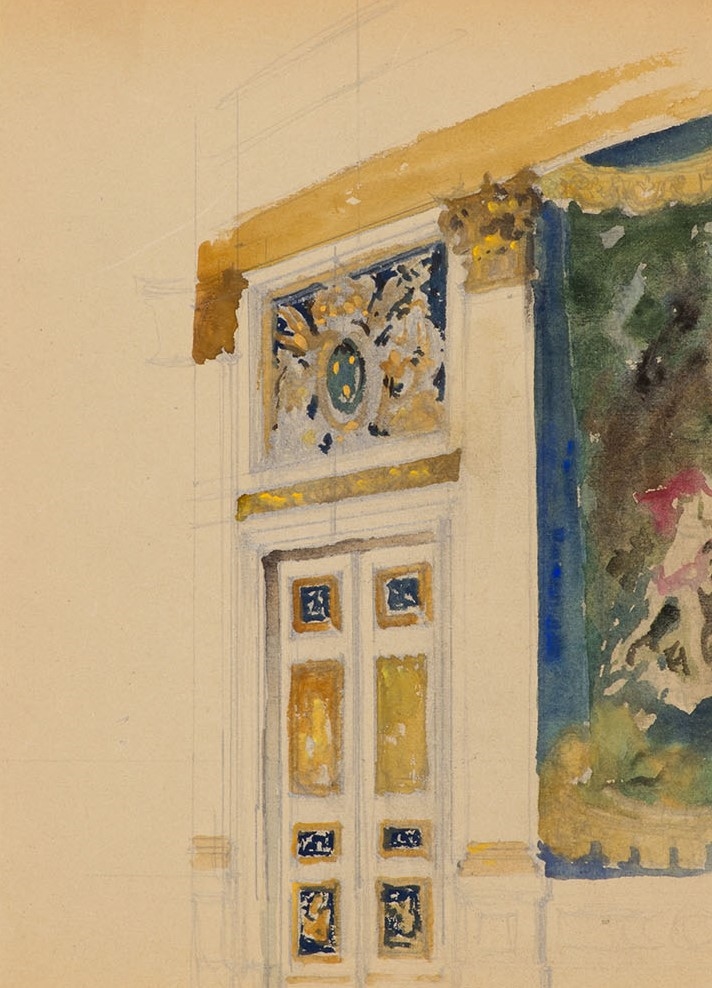 Alexandre Nikolaïevitch Benois | Architectural drawing (1939) | MutualArt