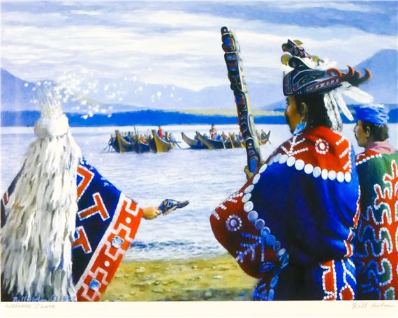 Bill Holm | Bill Holm ''Welcome Dance'' Signed Print Framed 19''x24 ...