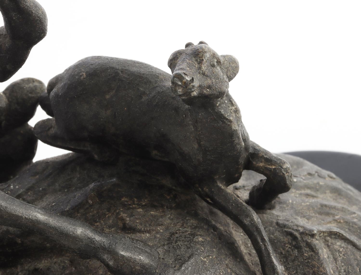 Auguste-Louis Dion | SPELTER SCULPTURE OF DEER HUNT | MutualArt