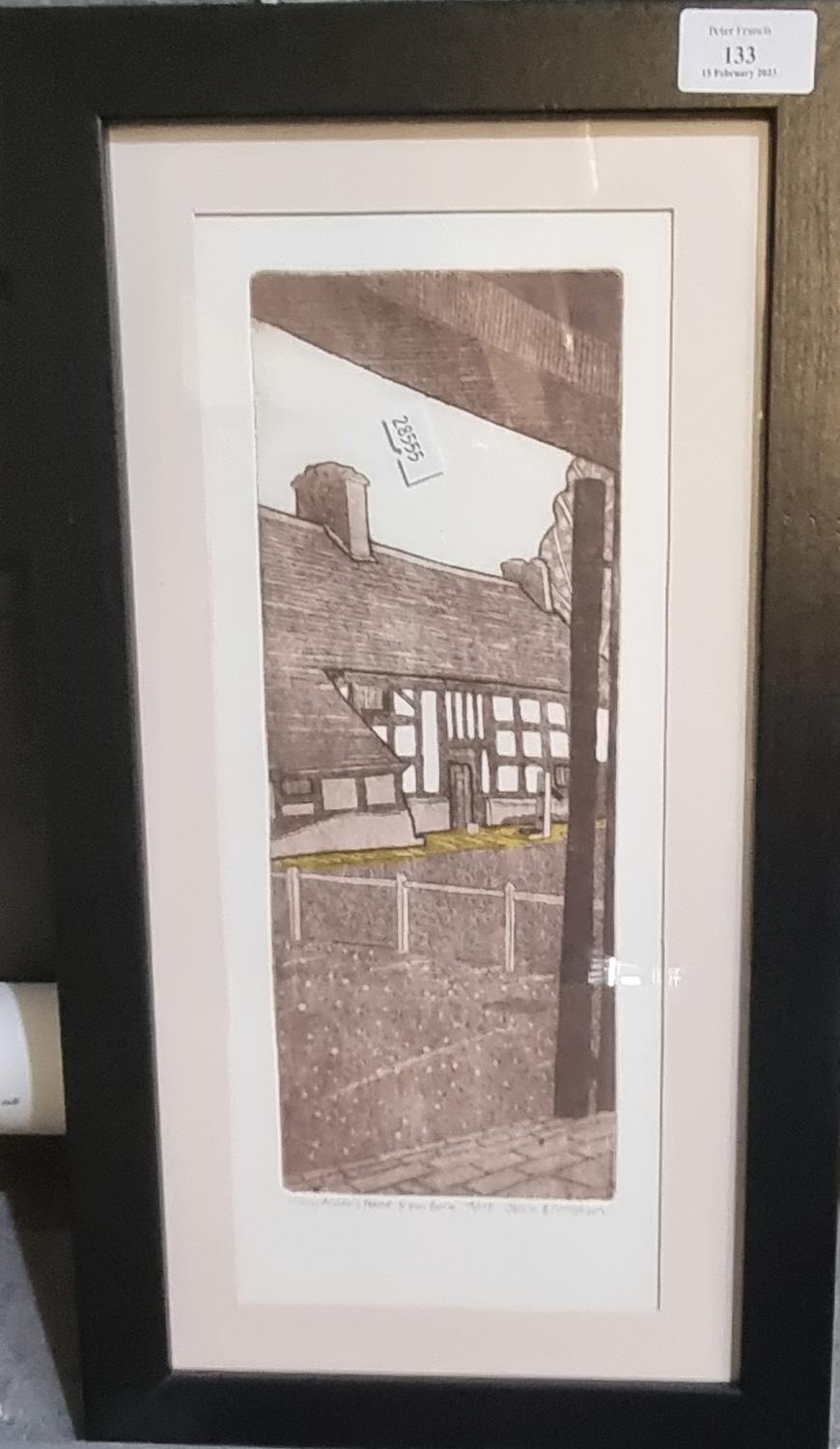 John Brunsdon | 'Mary Arden's House from barn' (20th Century) | MutualArt