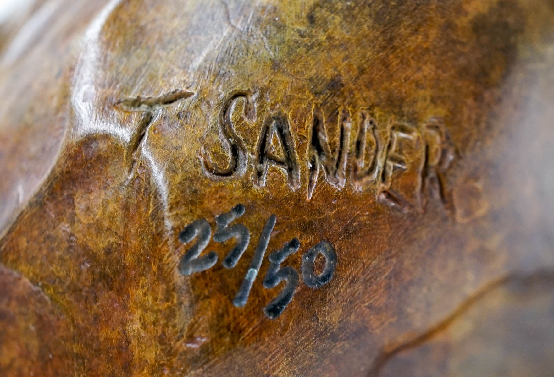 Tom Sander | Tom Sander Signed & Numbered Bronze [Wolves] (1938) | MutualArt