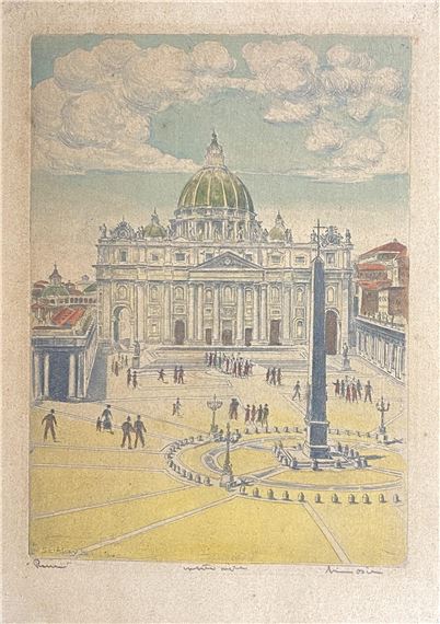 Bela Sziklay | St Peter's Square, Rome | MutualArt