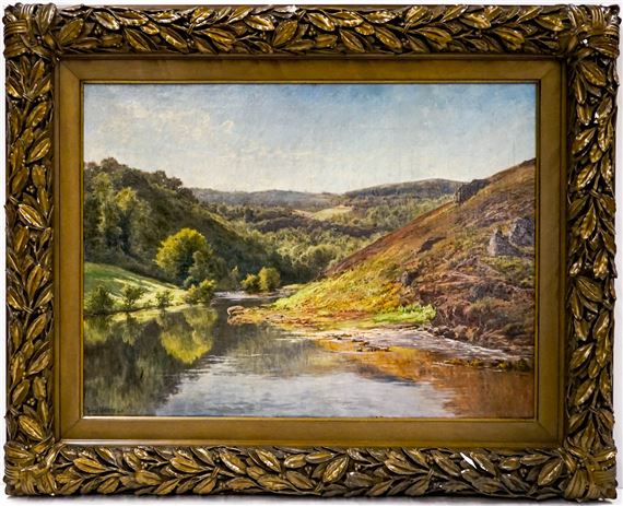 Gabriel Mathieu | Gabriel Mathieu Large Original Oil Painting (1843 ...