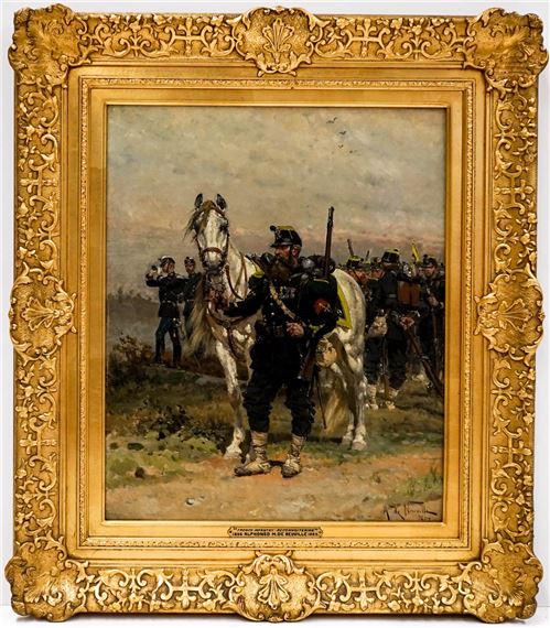 Alphonse-Marie-Adolphe de Neuville | French Infantry Reconnoitering ...