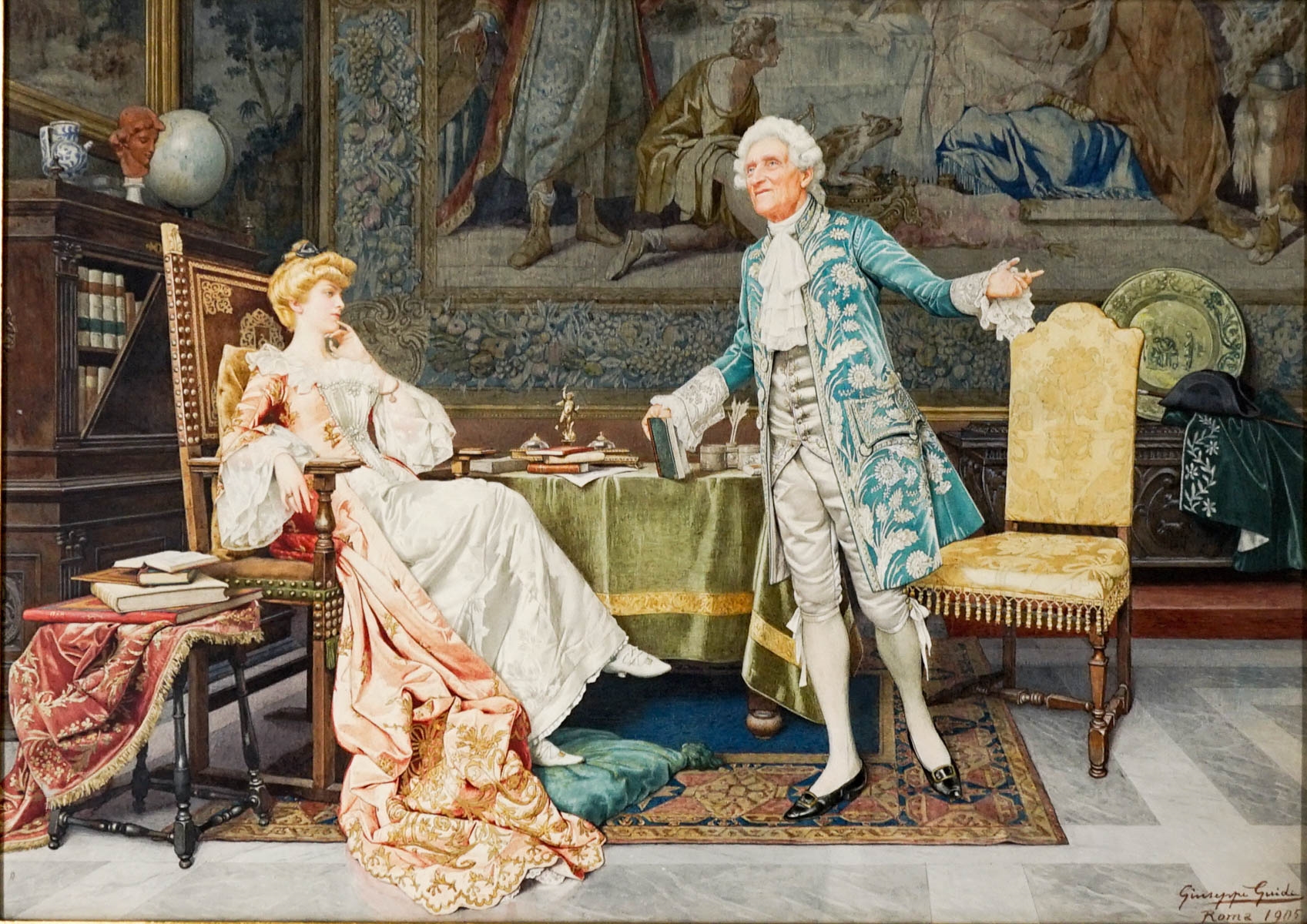 Giuseppe Guidi | Watercolor (1884) | MutualArt