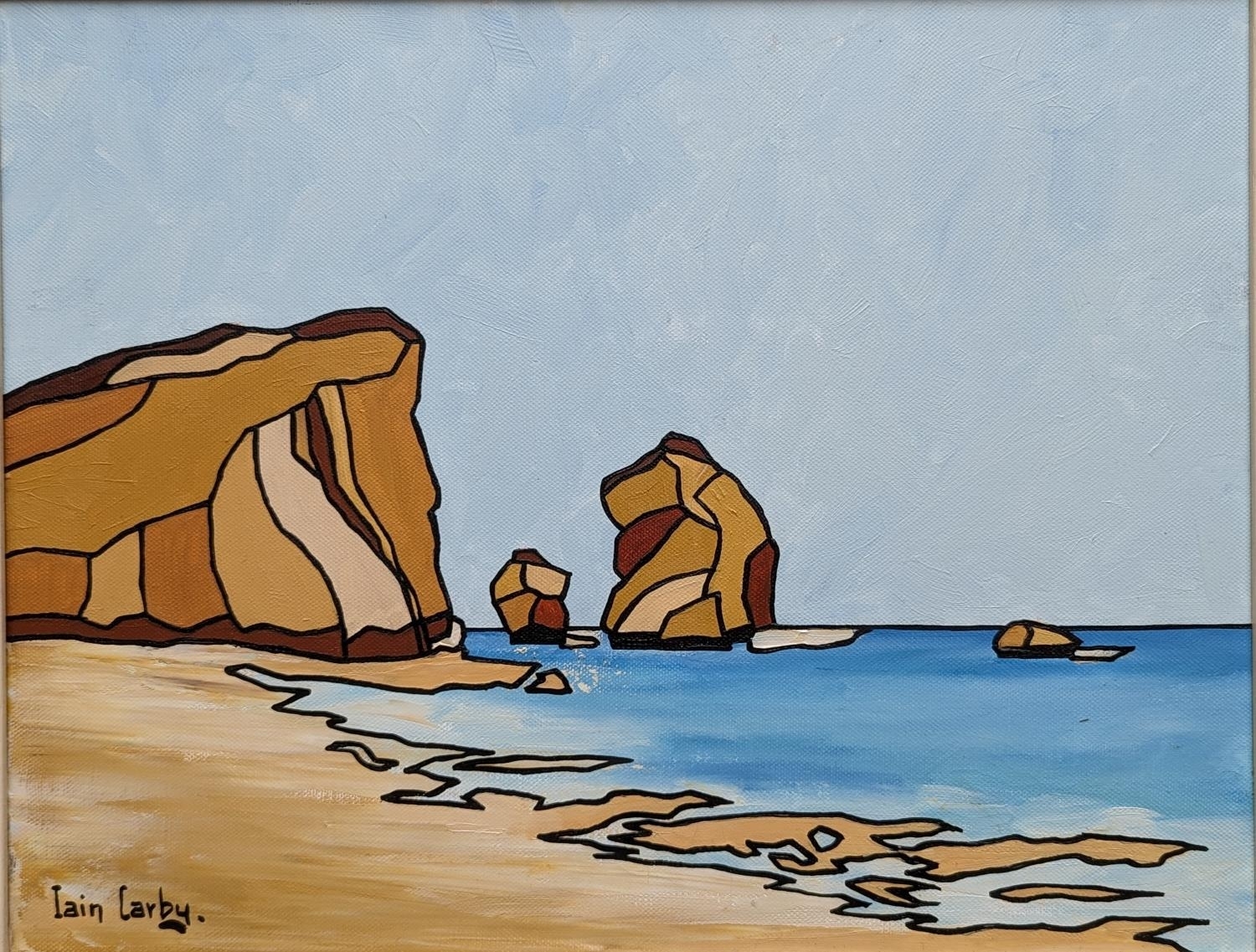 Iain Carby | Sea stacks | MutualArt