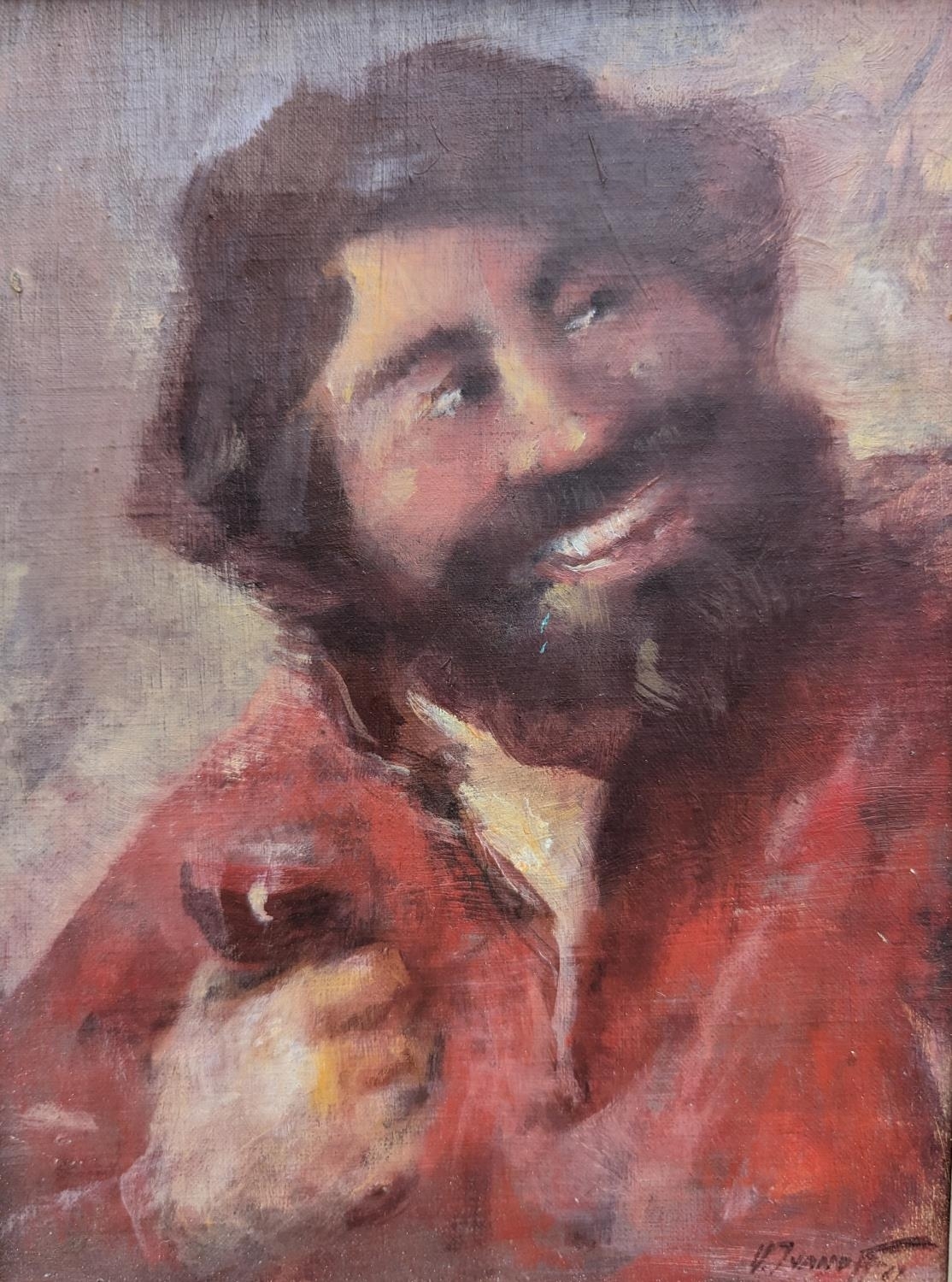 Victor Archipovich Ivanoff | Portrait of a gentleman (1909) | MutualArt