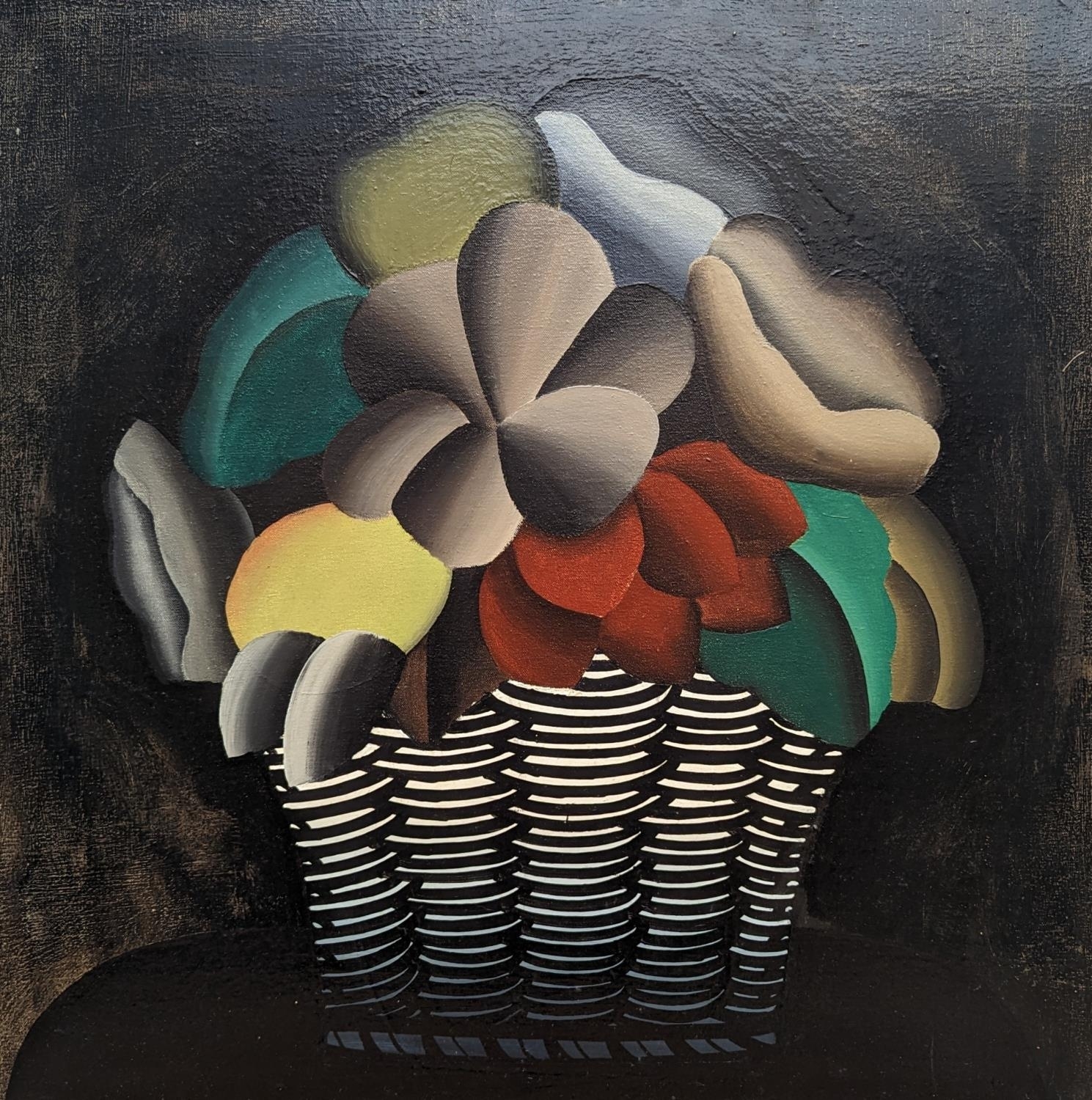 Jack Knox | Fruit and Flower Basket (1972) | MutualArt