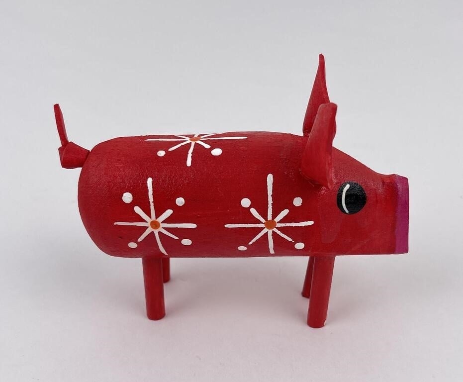 Edith John | Edith John Navajo Folk Art Wood Carving | MutualArt