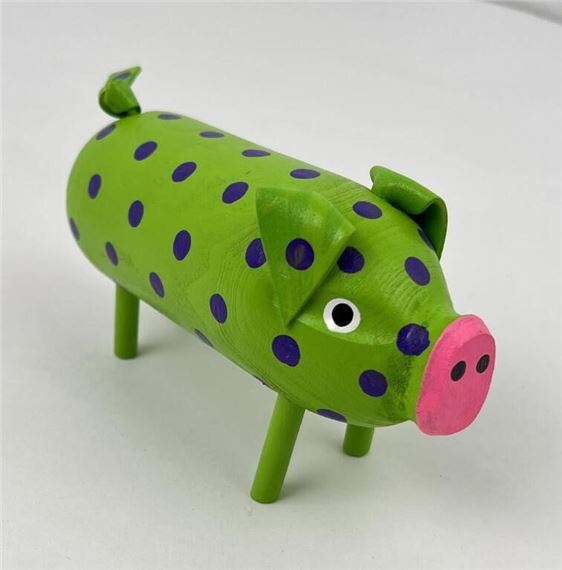 Edith John | Edith John Navajo Folk Art Wood Carving | MutualArt