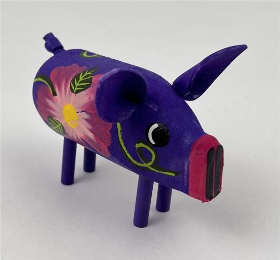 Edith John | Edith John Navajo Folk Art Wood Carving | MutualArt