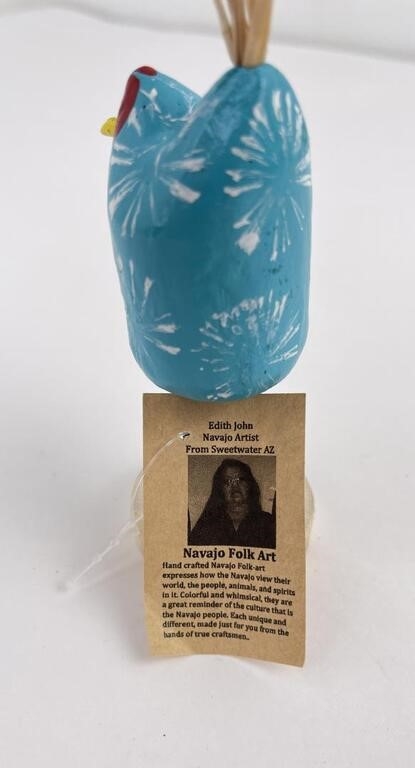Edith John | Edith John Navajo Folk Art Wood Carving | MutualArt
