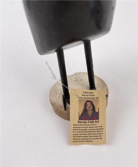 Edith John | Edith John Navajo Folk Art Wood Carving | MutualArt