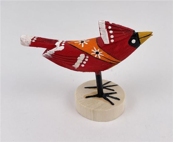 Chandler Begaye | Chandler Begaye Navajo Folk Art Wood Carving | MutualArt
