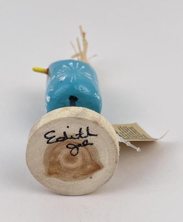 Edith John | Edith John Navajo Folk Art Wood Carving | MutualArt