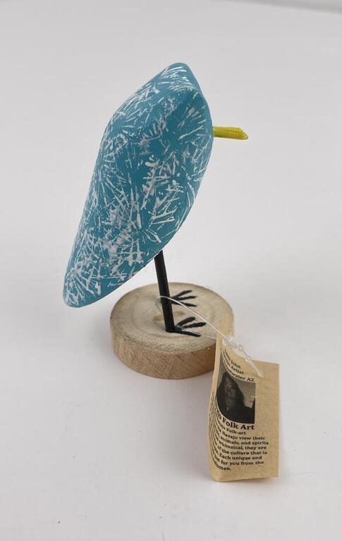 Edith John | Edith John Navajo Folk Art Wood Carving | MutualArt