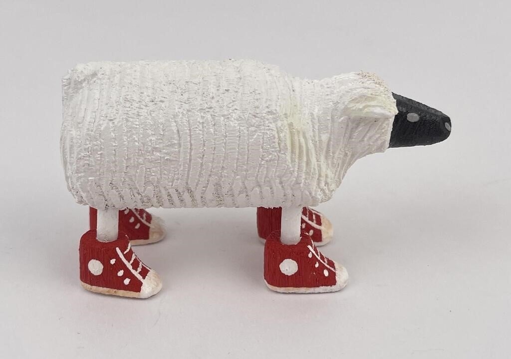 Chandler Begaye | Chandler Begaye Navajo Folk Art Wood Carving | MutualArt