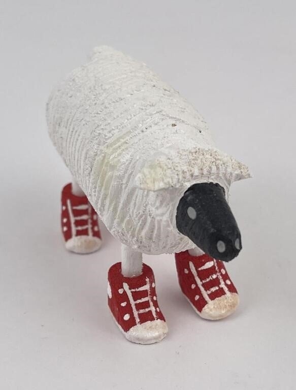 Chandler Begaye | Chandler Begaye Navajo Folk Art Wood Carving | MutualArt