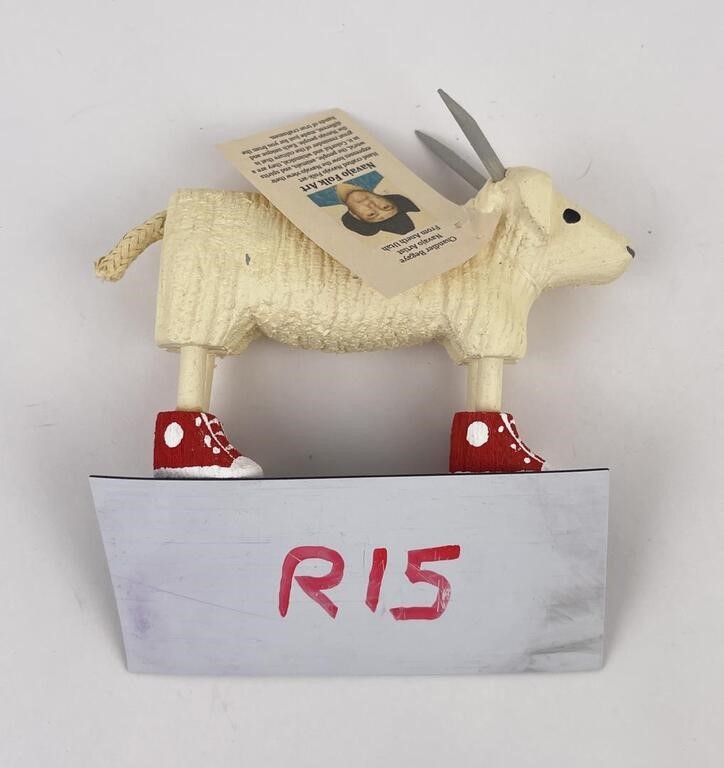 Chandler Begaye | Chandler Begaye Navajo Folk Art Wood Carving | MutualArt