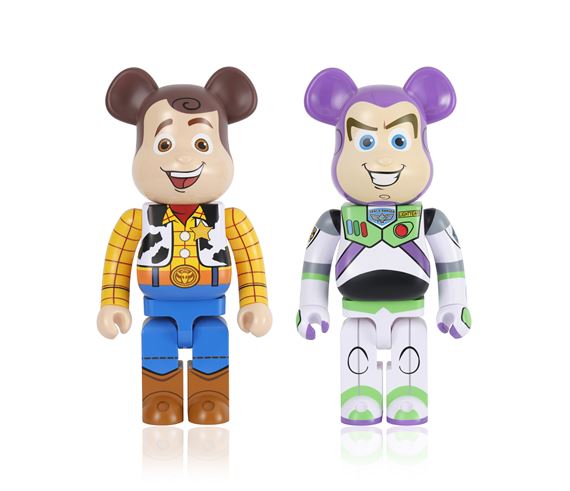 Be@rbrick | Toy Story Woody Brick Bear 1000%; Buzz Lightyear Brick Bear ...