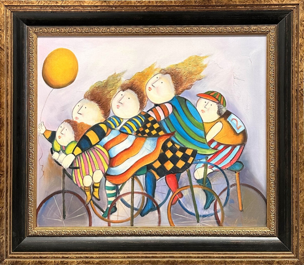 Joyce Roybal | The Cyclists | MutualArt