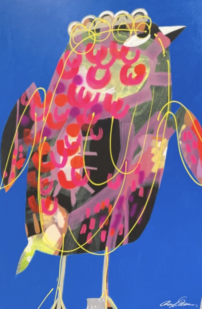 Cheryl Petersen | Chirpy Bird | MutualArt