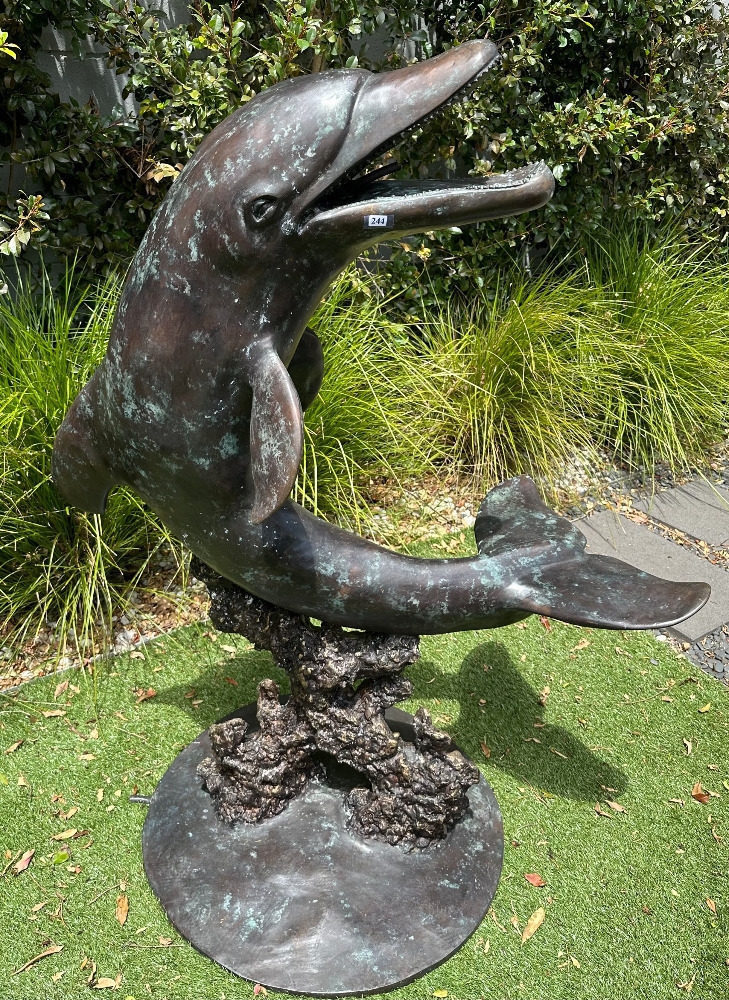 Mario F. Nardini | Dolphin Water Feature (monumental) | MutualArt