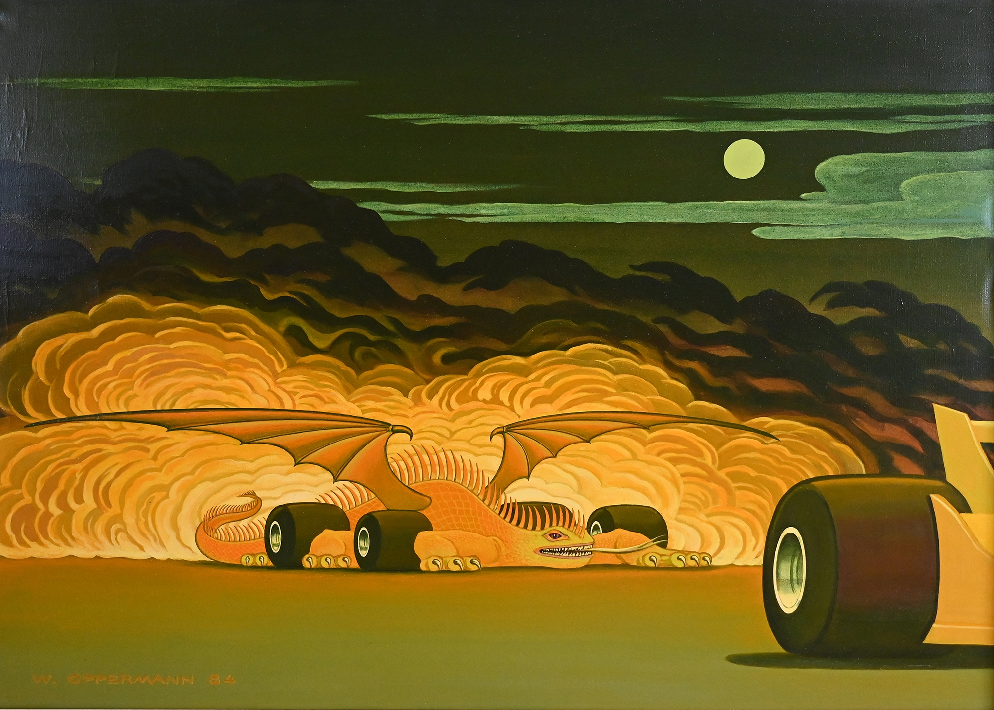 Wolfgang Oppermann | Racing Dragon | MutualArt