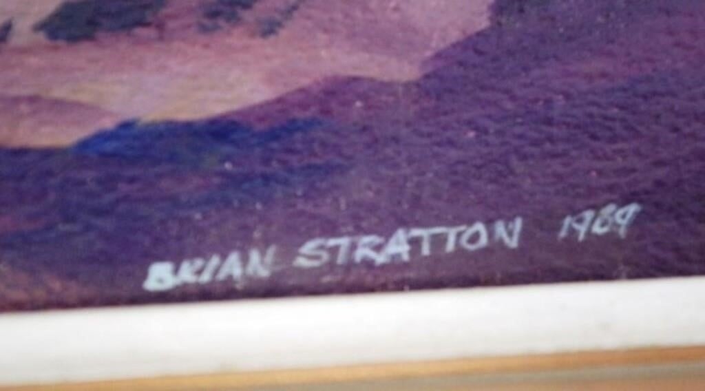 Brian Stratton | lonely landscape (1989) | MutualArt