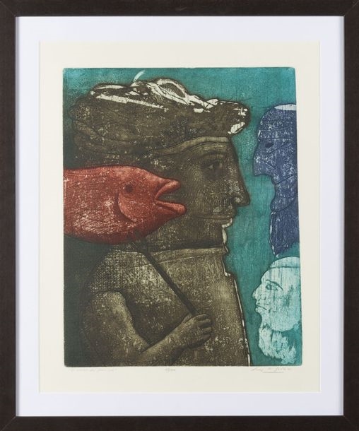 Luis Solari | El Hombre del gran pez | MutualArt