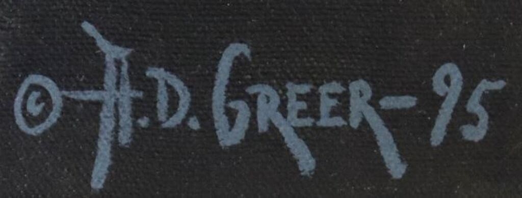 A.D. Greer | Moonlit River (1919) | MutualArt