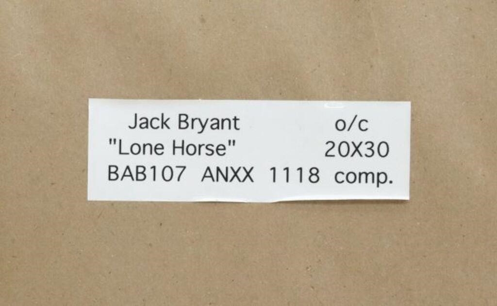 Jack Bryant | Lone Horse, | MutualArt