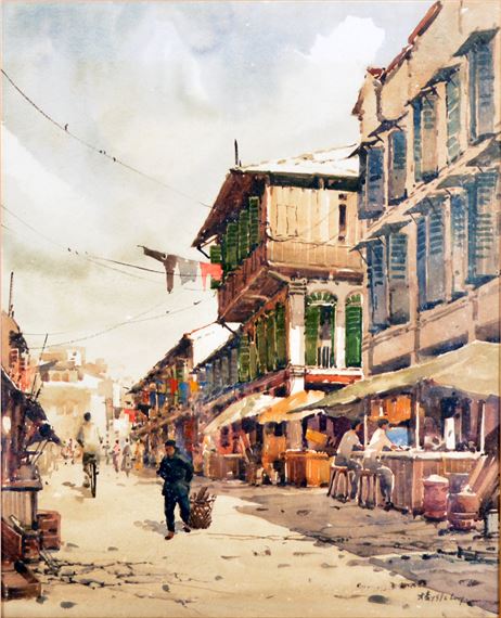Loy Chye Chuan | LOY CHYE CHUAN | Chinatown Scene (1980) | MutualArt