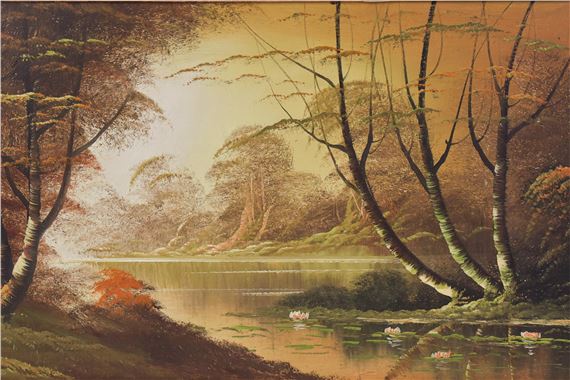 Harry Leonard Lopp | SUNSET FOREST STREAM | MutualArt