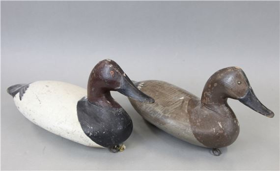 William Bill Hevern | (2) CANVASBACK DECOYS | MutualArt