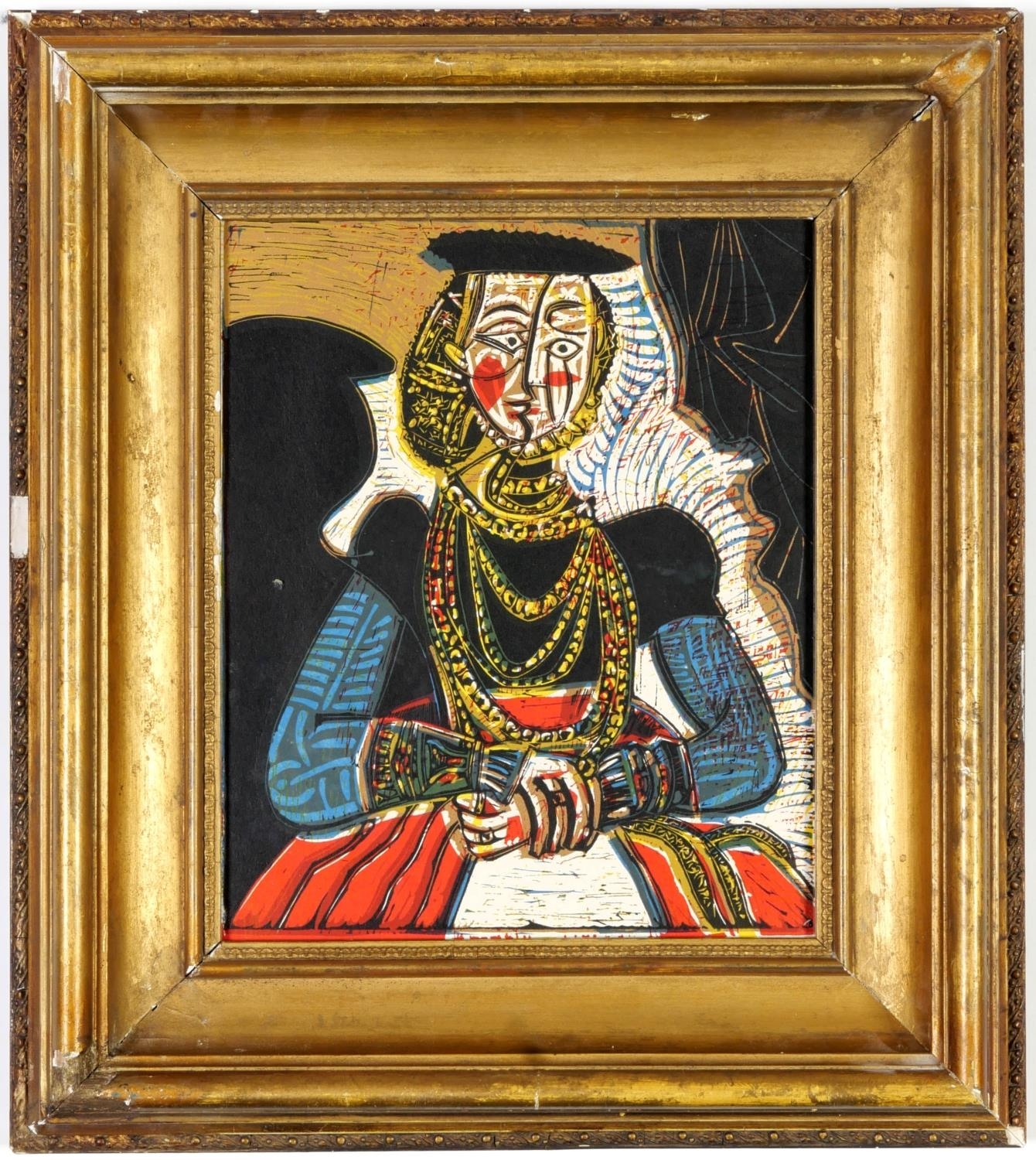 Pablo Picasso | Portrait of a Lady, after Cranach the younger (1962 ...