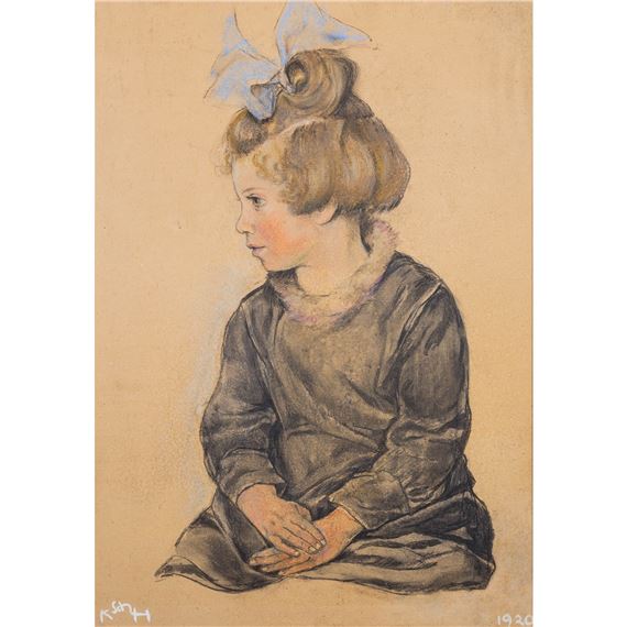 Käte Schaller-harlin | Portrait of Hanna-Hedwig Heuss as a child (1920 ...