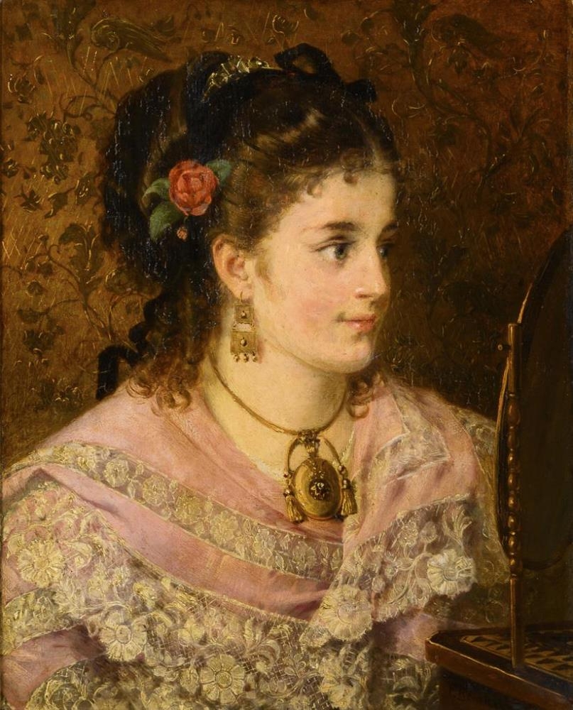 Fritz Beinke | Woman portrait | MutualArt