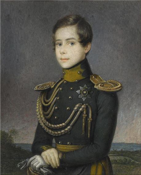 Friedrich Remde | Picture and miniature portrait of the 18-year-old ...