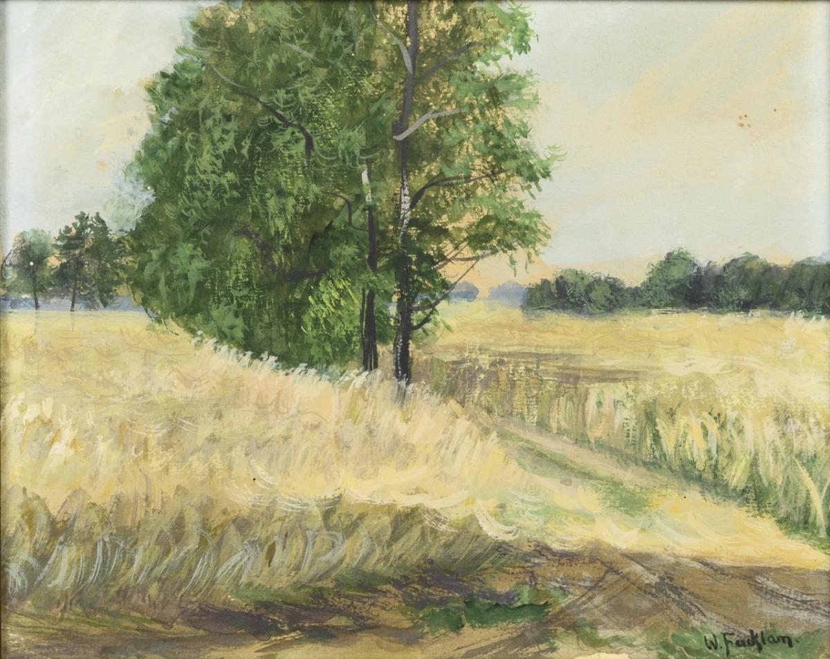 Wilhelm Facklam | Field path in summer | MutualArt
