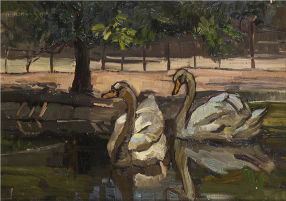 Hilde Böklen | Swans (1920) | MutualArt