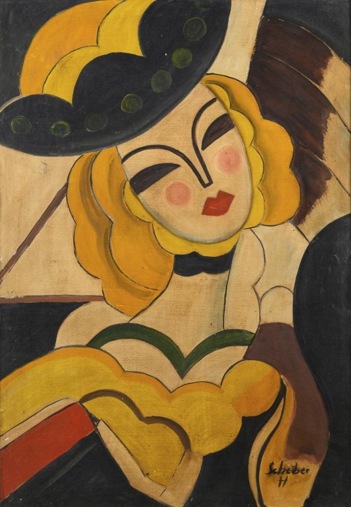 Hugó Scheiber | Ladies portrait (20) | MutualArt