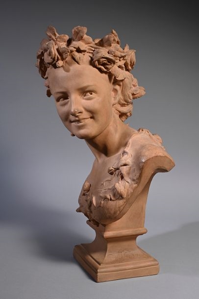Jean-Baptiste Carpeaux | Bust in terra cotta | MutualArt