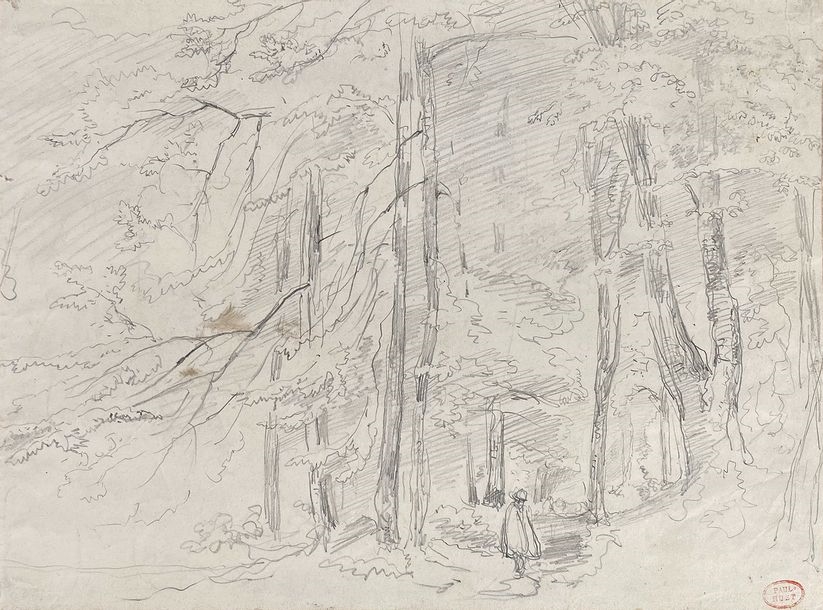 Paul Huët | Stamp of the studio in the lower right corner (1868 ...