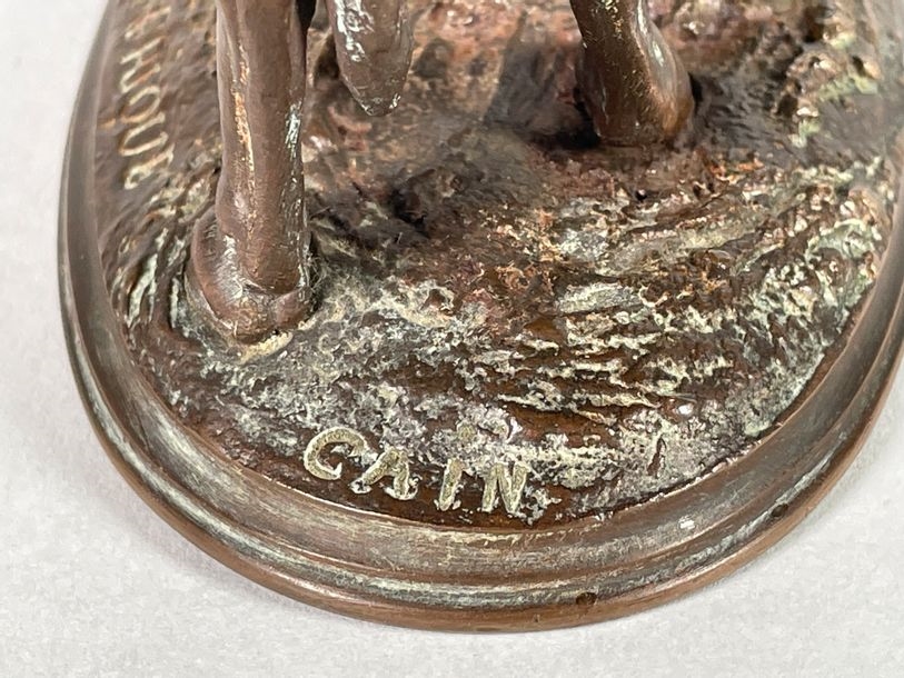 Auguste Nicholas Cain | Cast of old edition titled and signed | MutualArt