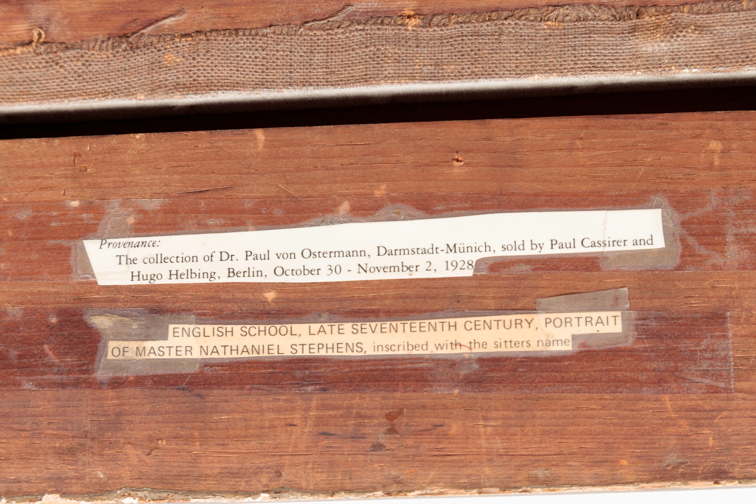 British School, 17th Century | PORTRAIT OF MASTER NATHANIEL STEPHENS ...