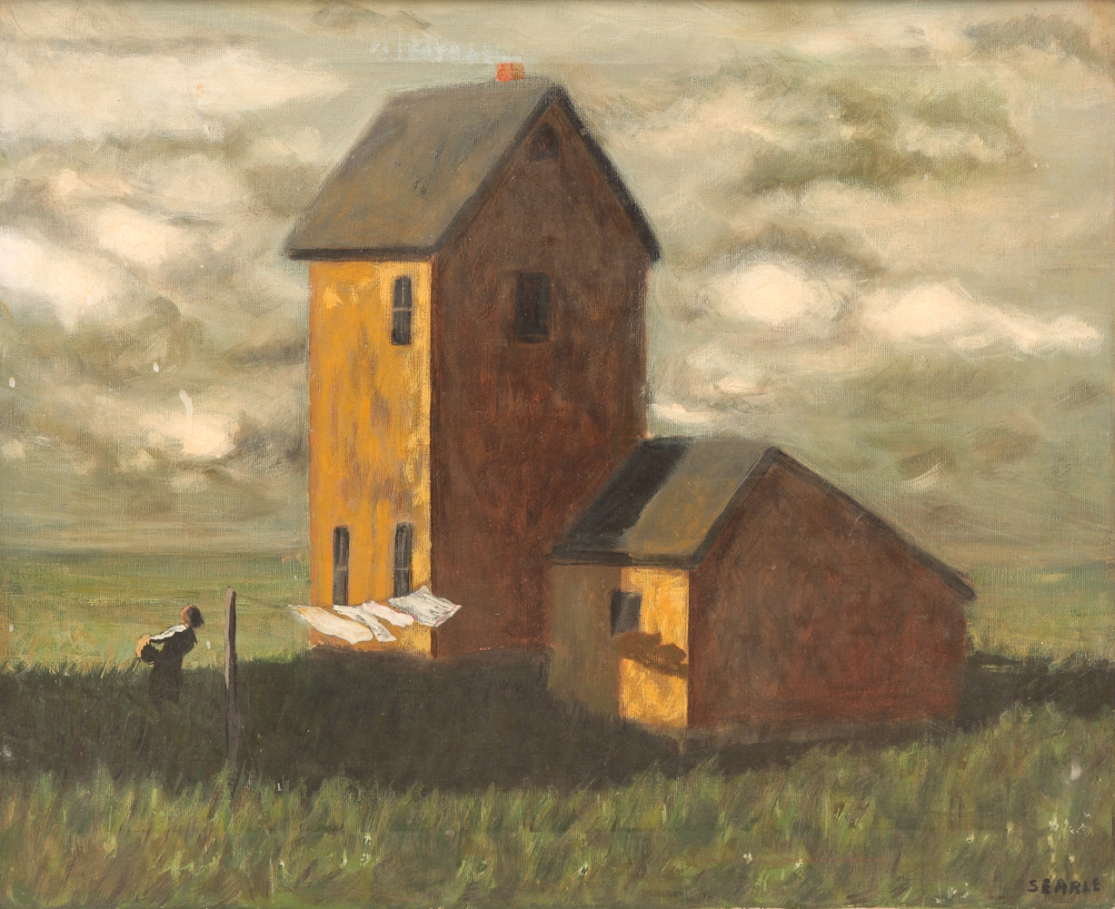 William Ross Searle | LANDSCAPE WITH HOUSE | MutualArt