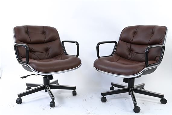 Charles Cecil‏ Pollock | PAIR OF CHARLES POLLACK FOR KNOLL CHAIRS ...