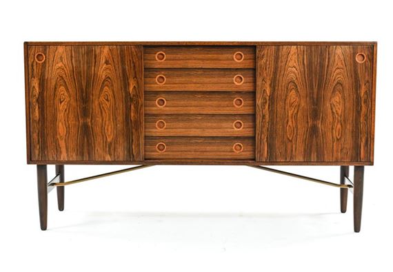 Palle Pedersen | HANS HOVE & PALLE PETERSEN ROSEWOOD SIDEBOARD (1960 ...